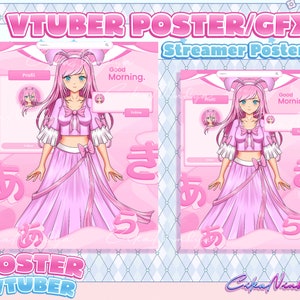 Vtuber Poster, Anime Poster, Poster Frames, Poster Modern, Anime Poster ...
