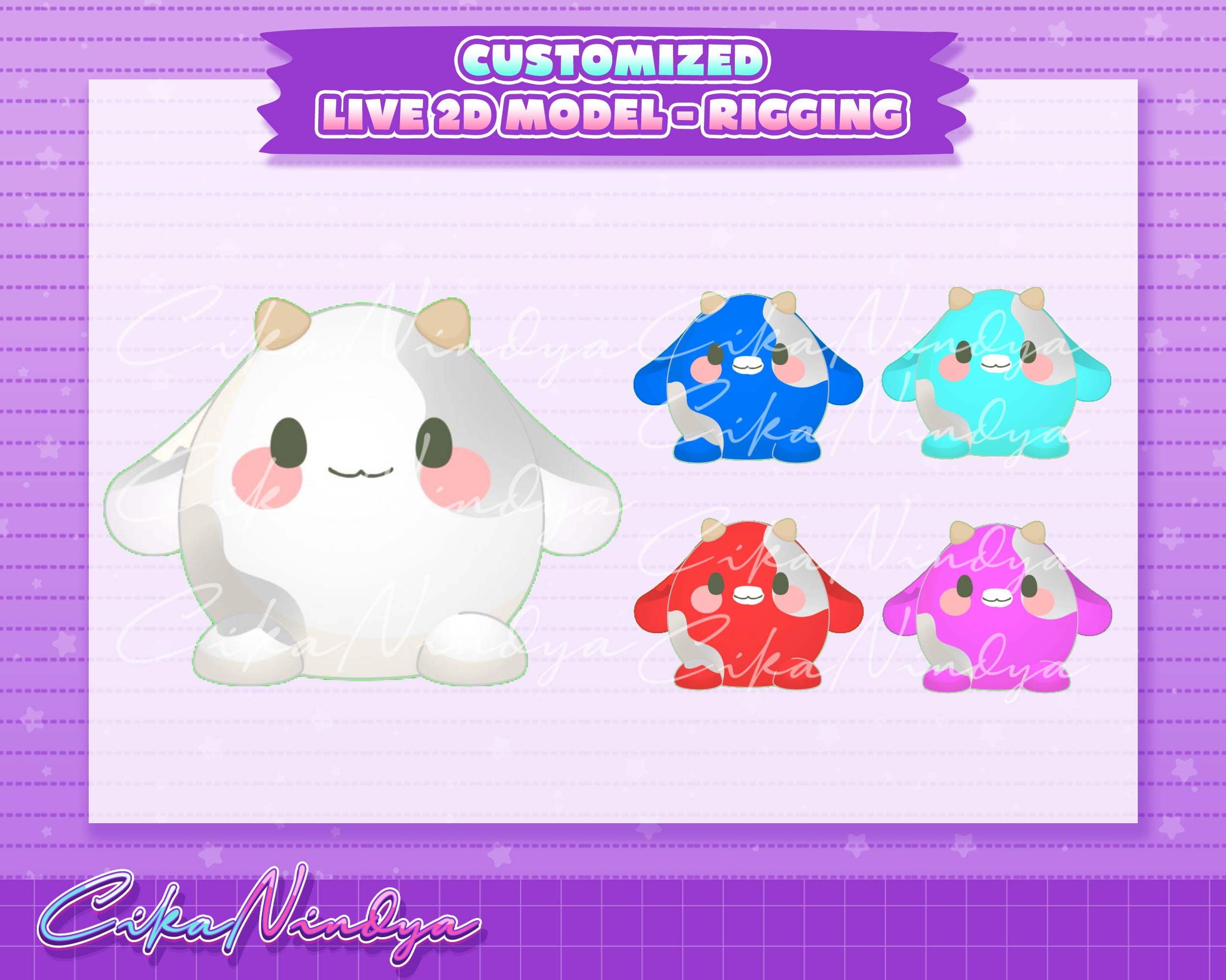 Pet Vtuber V7 Vtuber Model Vtuber Cute Vtuber Kawaii - Etsy