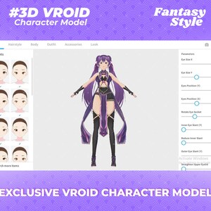 Virtual Journey With Mauo Ikaruna 3D Vroid Character for Streamer 3D, Vroid, Virtual Reality, 3d ...