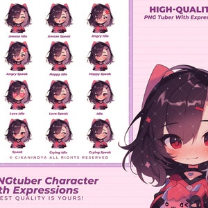 PNG Tuber | Inspiring Chibi Pngtuber Characters for Streamers ...