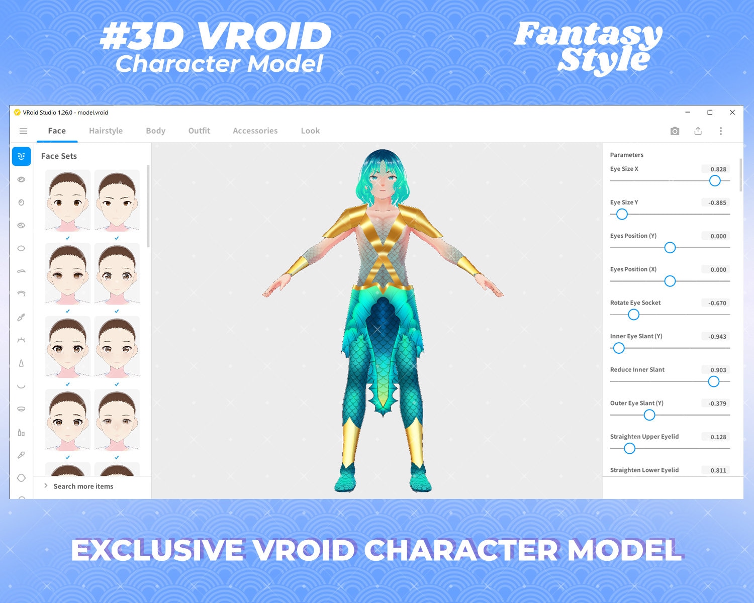 3D Vroid Character, Interactive Model, Online Gaming Epic Gaming ...
