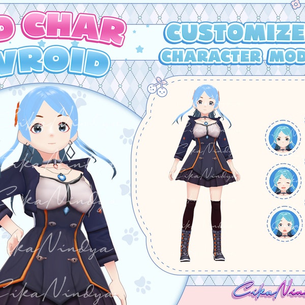 Vtuber Model Free - Etsy