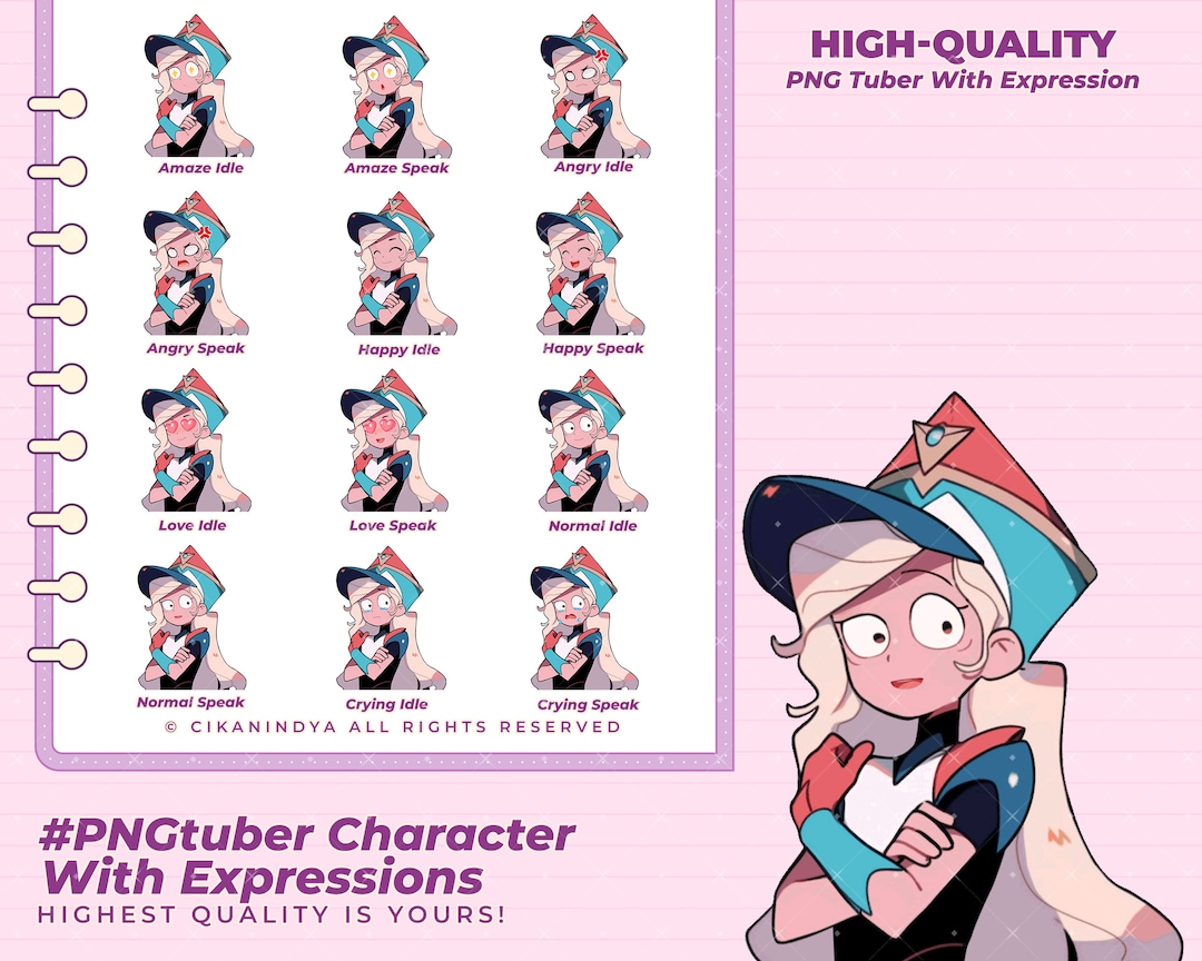 PNG Tuber | Virtual PNG Tuber for Creative Character Streaming | 12 ...