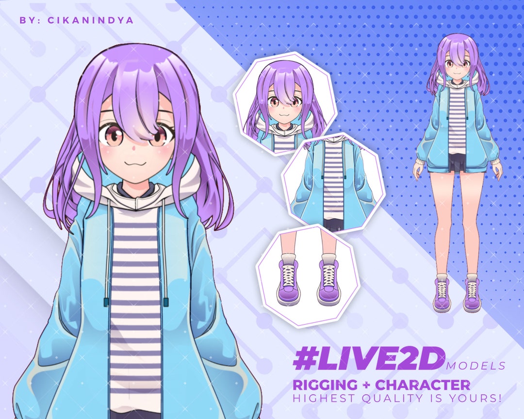 Vtuber Live2d | Virtual Visionary Dynamic Live2d Vtuber for Next-level ...