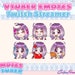 Vtuber Emote Emote Commission Animated Emote Emote Twitch - Etsy