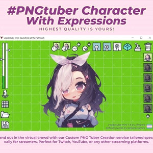 Pngtuber Cute PNG Tuber Chibi Designs for Engaging Content Get 12 ...