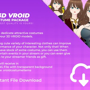 Vroid Clothing Pack, Fantasy Fashion, Avatar Outfits, Virtual Wardrobe ...