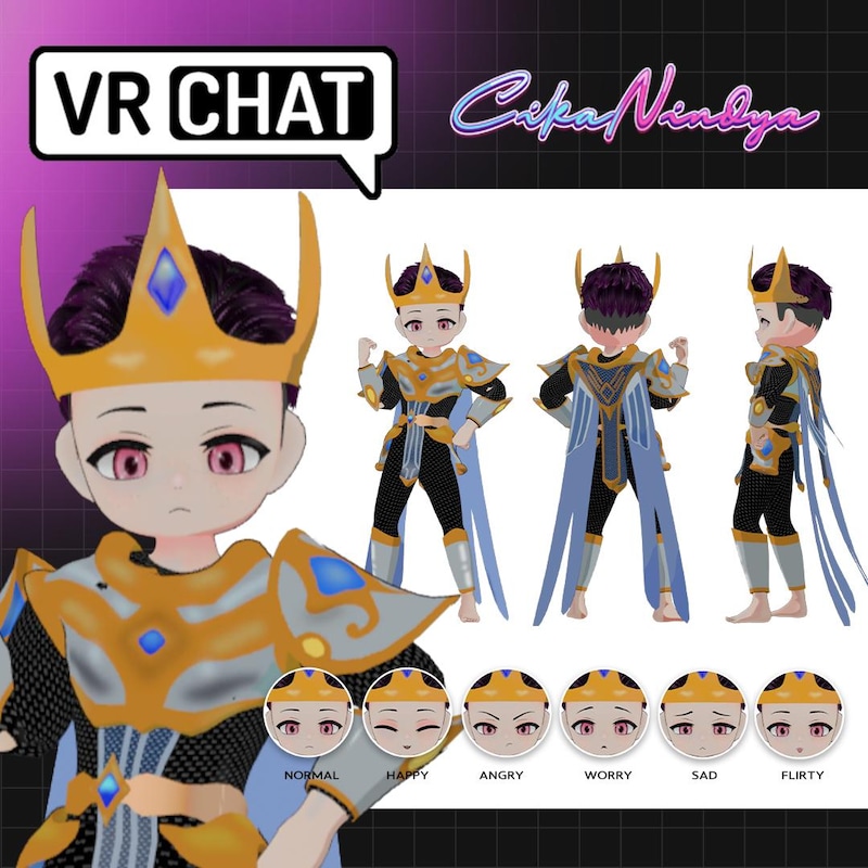 Chibi Avatars Vrchat - Etsy