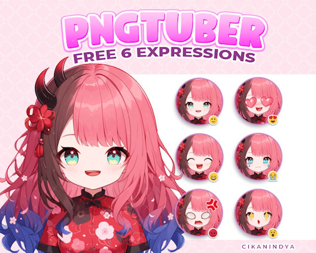 PNG Tuber | Make a Difference in Streaming With Little Girl PNG Tuber ...