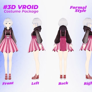 Vroid Clothing Pack, Vroid Dresses, Avatar Gowns, Royal Apparel ...