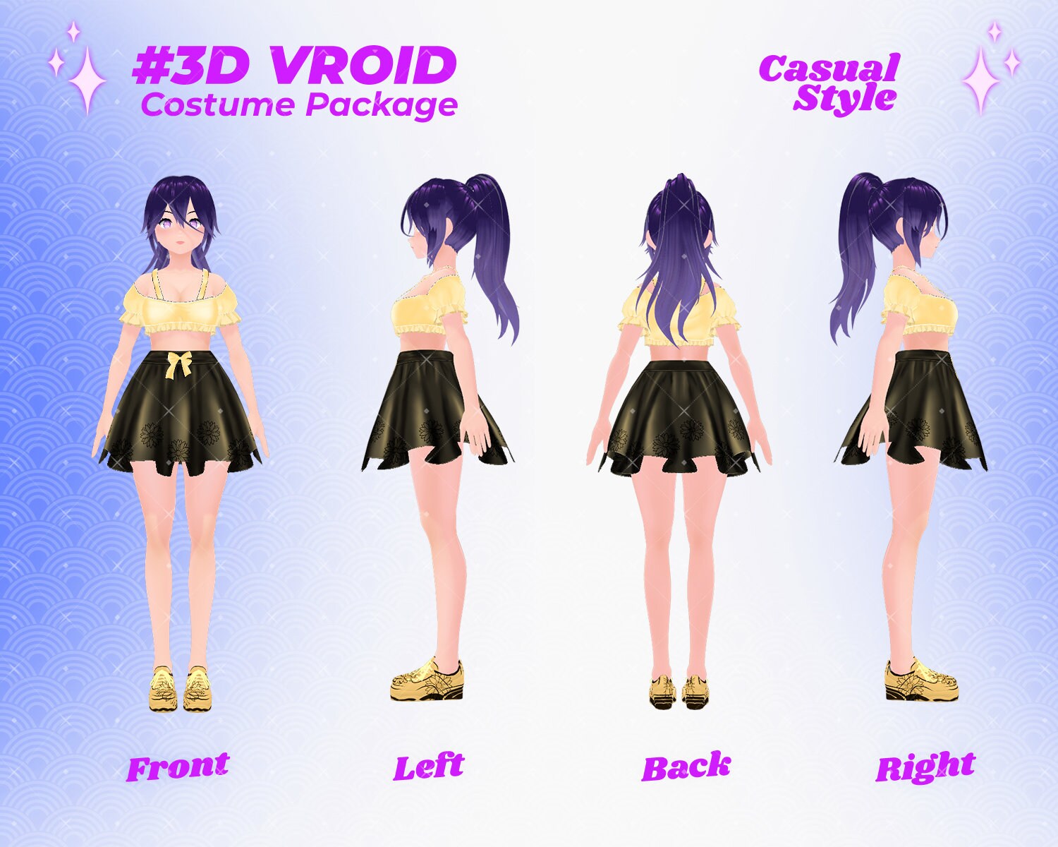 Vroid Clothing Pack Clothes Avatar Fashion Virtual World Outfits
