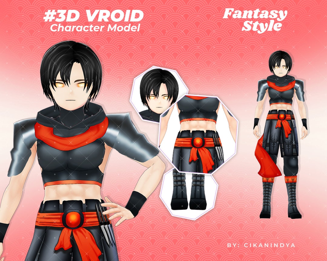 3D Vroid Character, 3D, Vroid, 3d Model Commission - Lifestyle Vlog ...