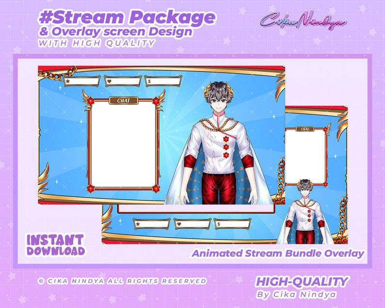 Retro Arcade Stream Overlay Package: Vintage Game Graphics (PSD/PNG/JPG ...