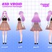 3D Vroid Clothing Pack 3d Vroid Clothes Cosplay Costume - Etsy