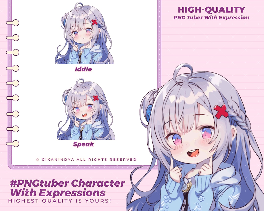 PNG Tuber, Png Tuber Avatar, Pngtuber Model, Pngtuber Premade, Pngtuber ...