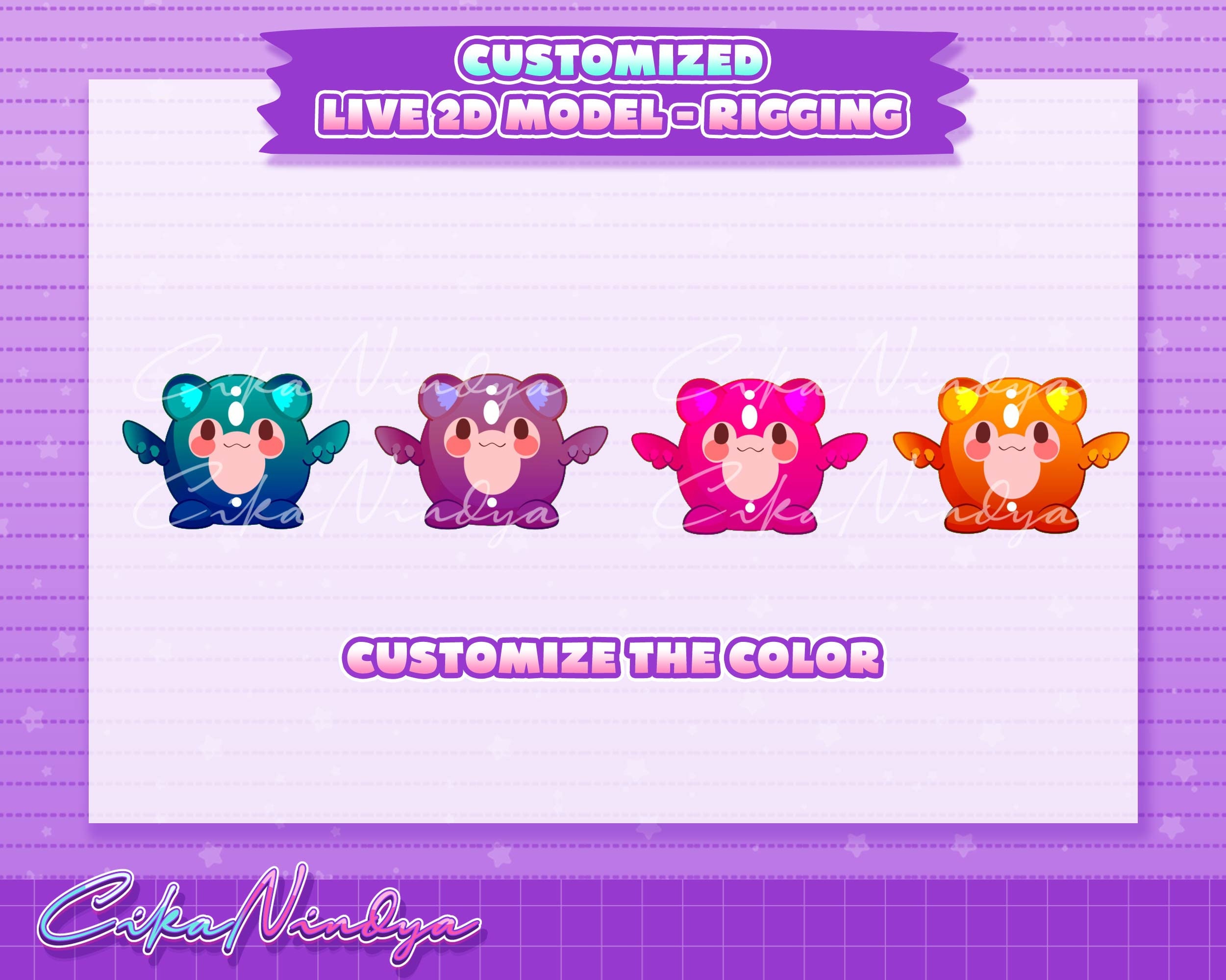 Pet Vtuber V12 Vtuber Model Vtuber Cute Vtuber Kawaii - Etsy