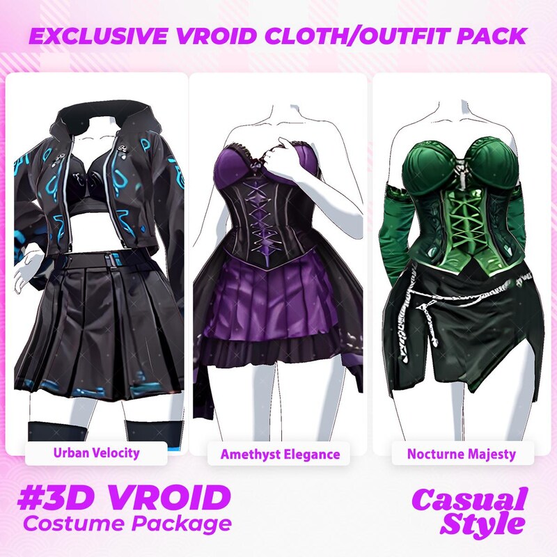 Vroid Avatar Clothes - Etsy