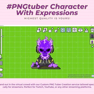 Pngtuber, Pngtuber Twitch, Pngtuber Model, Pngtuber Premade - Bring ...