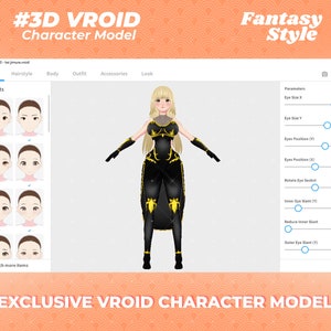3D Vroid Character, Virtual Avatar, Twitch Sensation - Cyber Stream ...