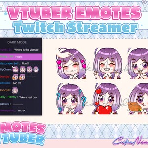 Vtuber Emote, Emote Commission, Animated Emote, Emote, Twitch Emote ...