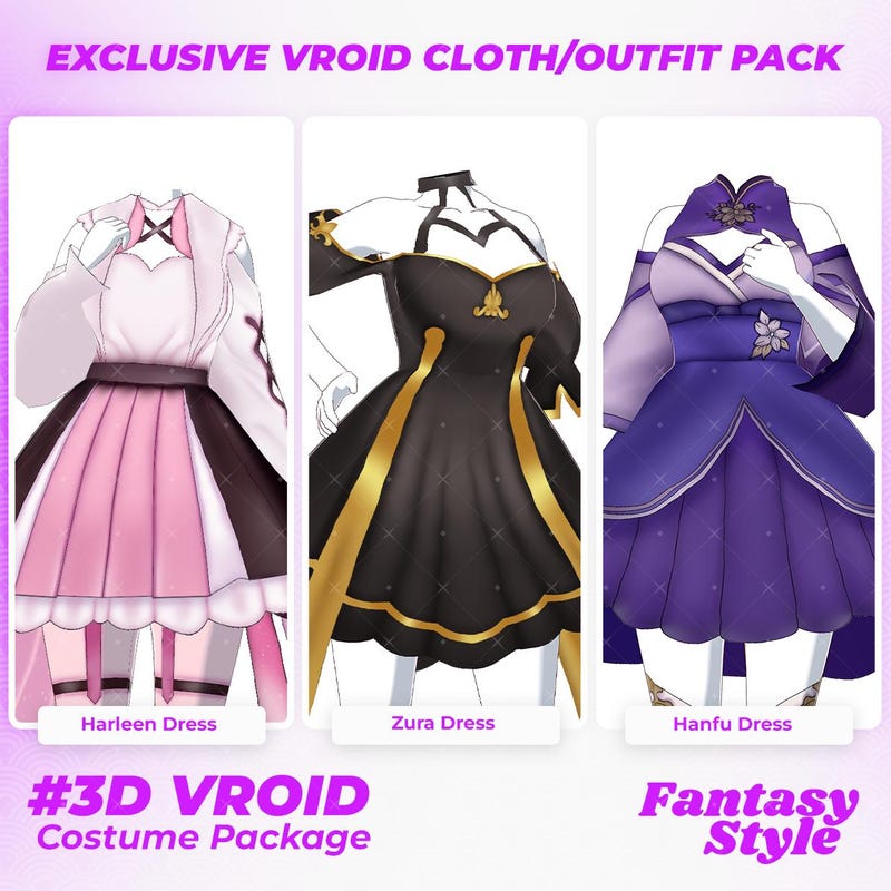 Vroid Avatar Clothes - Etsy