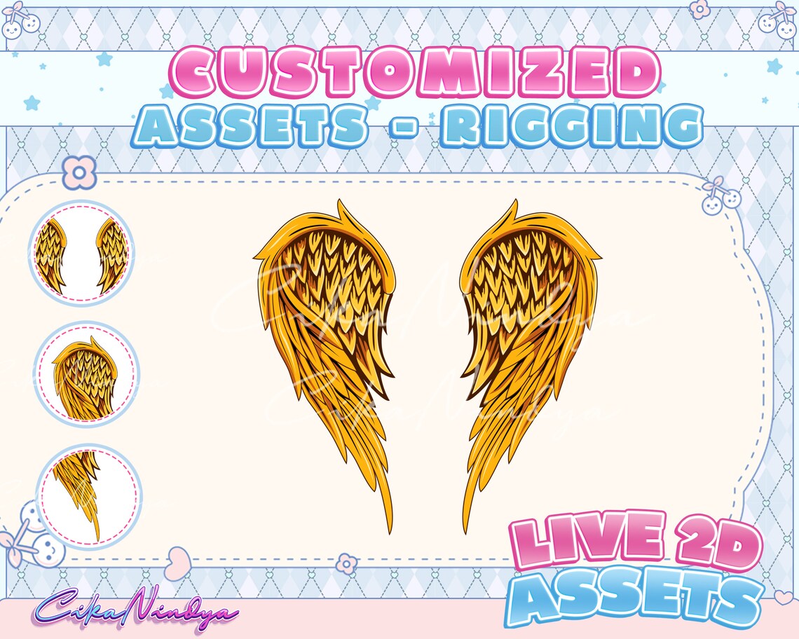 Vtuber Assets Twitch Assets Stream Assets Live2d Asset - Etsy