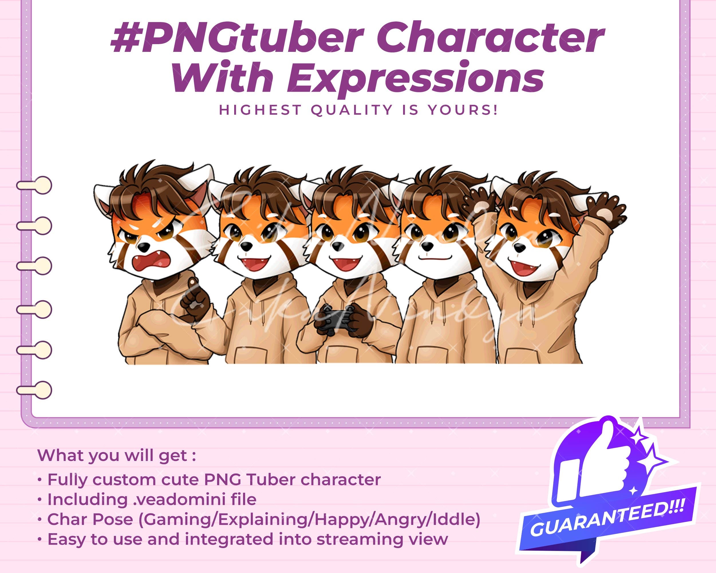 Pngtuber Png Tuber Premade Pngtuber Male Pngtuber Twitch - Etsy