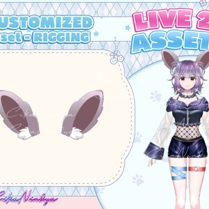 Personalized Vtuber Assets 2D Ears - Vtuber Assets, Stream Assets ...