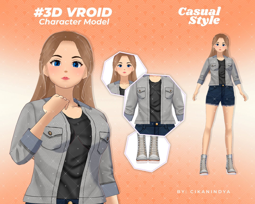 3D Vroid Character, Twitch Influencer, Youtube Persona - Digital ...