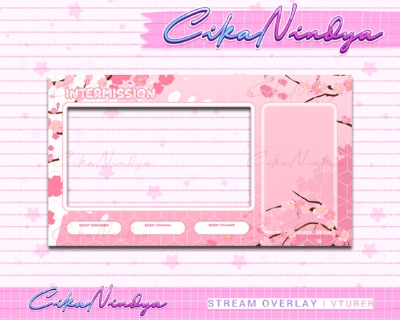 Animated Intermission Screen for Stream V2 Flower Theme - Etsy