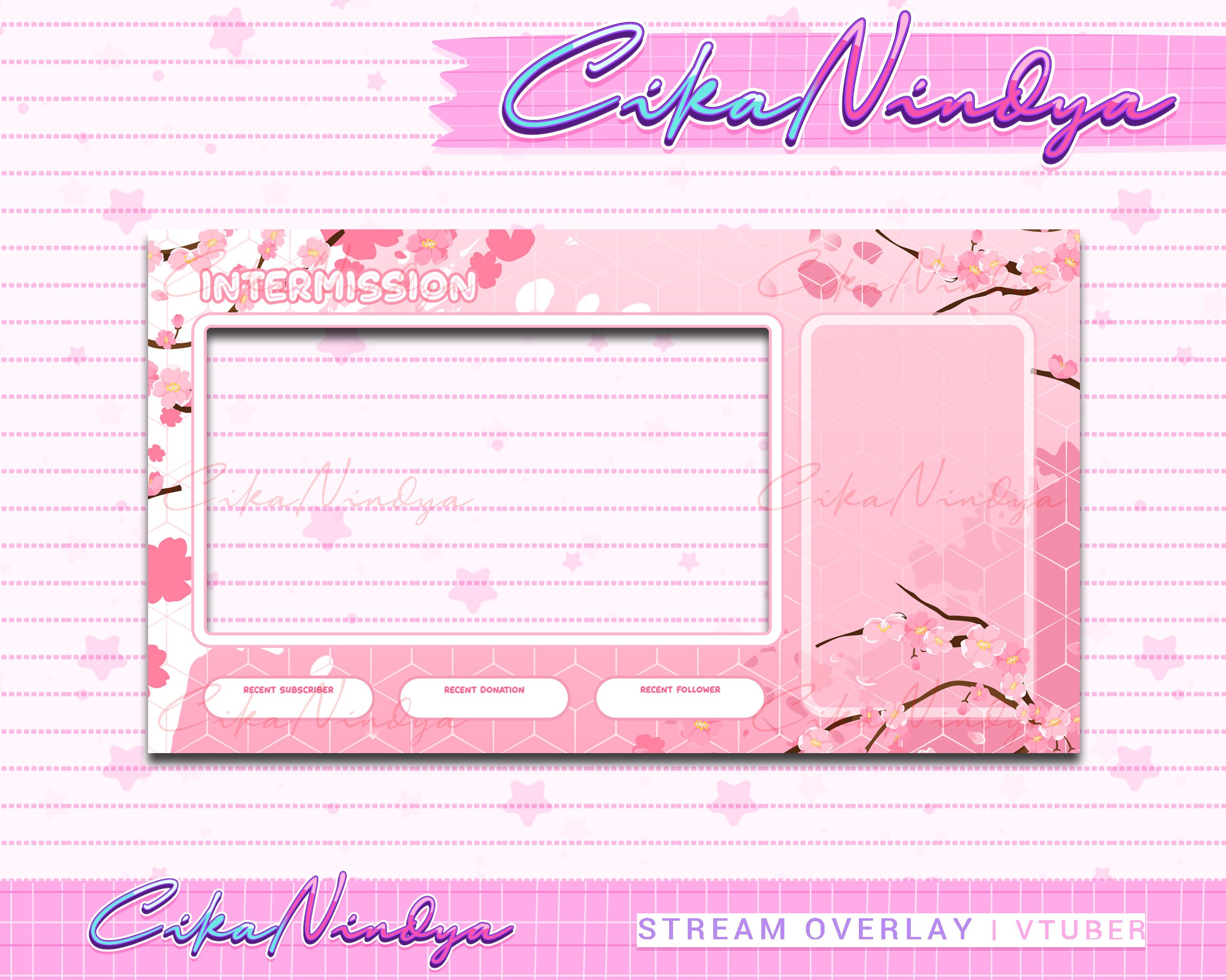 Animated Intermission Screen for Stream V2 Flower Theme - Etsy