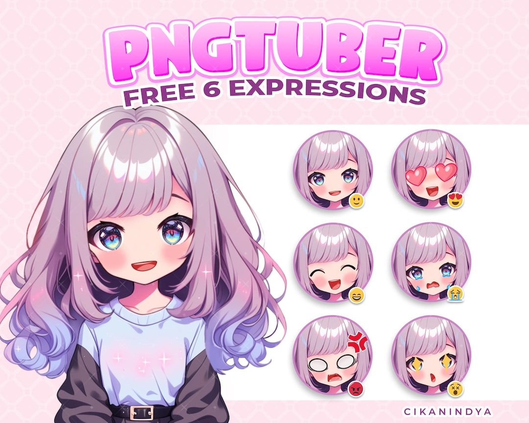 Magical Chibi Pngtuber – Female Elf Model for Streamers - Etsy
