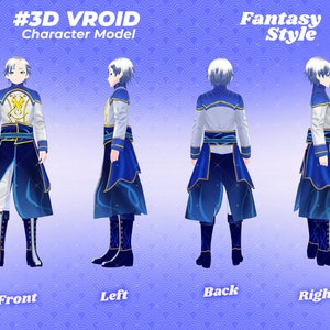 3D Vroid Character, 3D, Vroid, 3d Model Commission, Vtuber Model Free ...