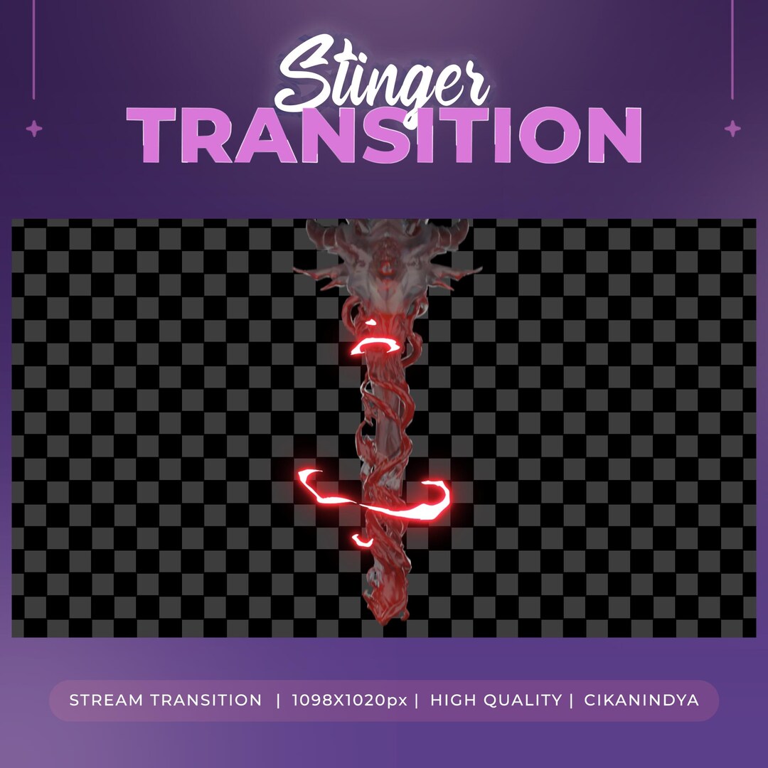 Animated Stinger Transition: Mystery Box Stream Scene Change - Etsy