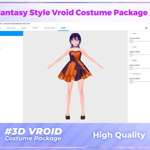 Vroid Clothing Pack, Virtual Cosplay, Streamer Fantasy - Fantasy ...