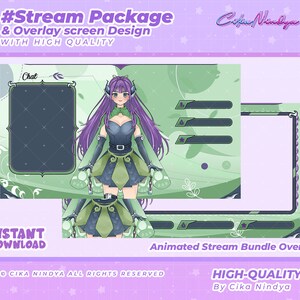 Vtuber Stream Overlay Package: Adventure Theme, Twitch/youtube Graphics ...