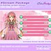 Pink Theme Stream Overlay Package: Gaming Broadcast Graphics (PSD/PNG ...