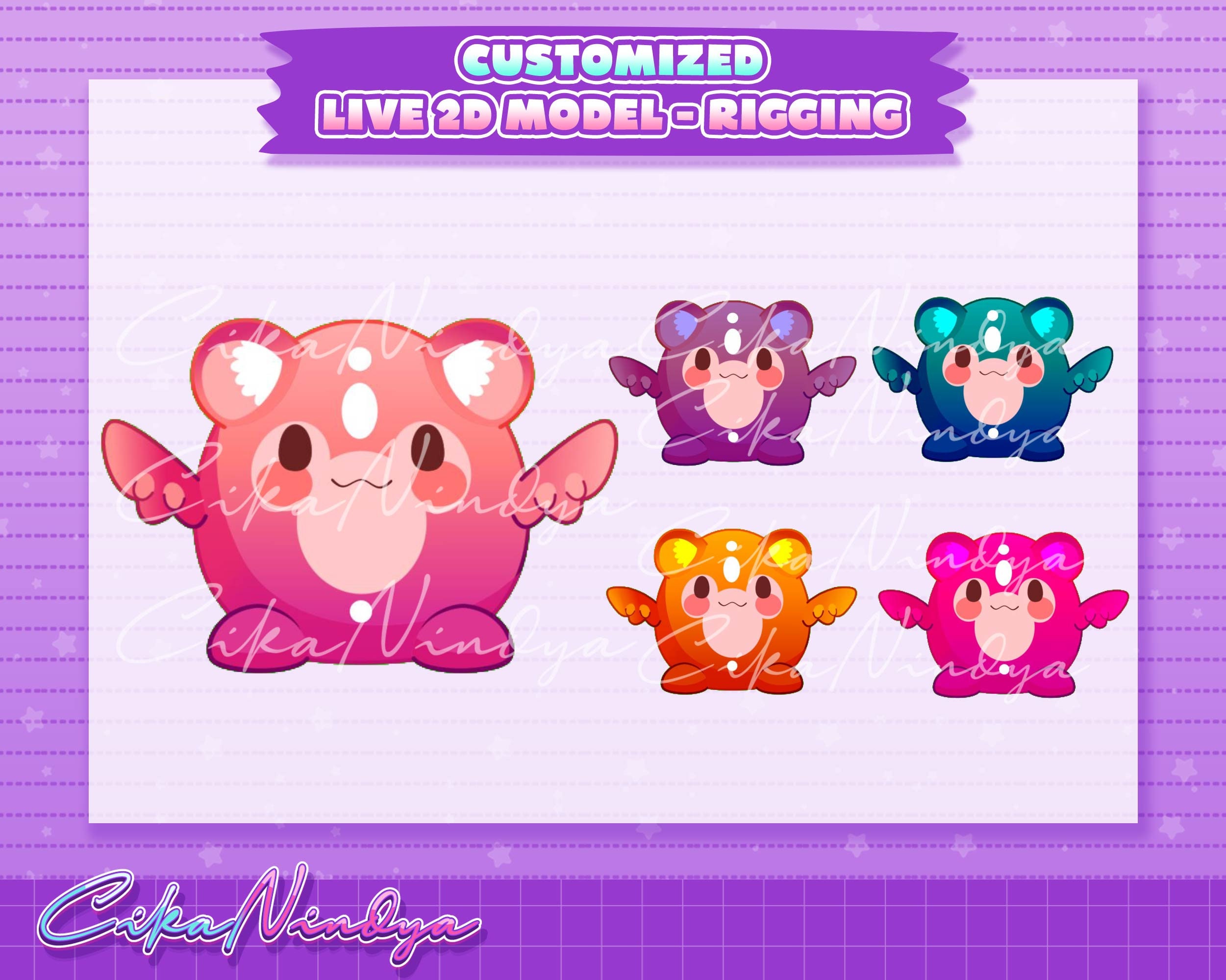 Pet Vtuber V12 Vtuber Model Vtuber Cute Vtuber Kawaii - Etsy