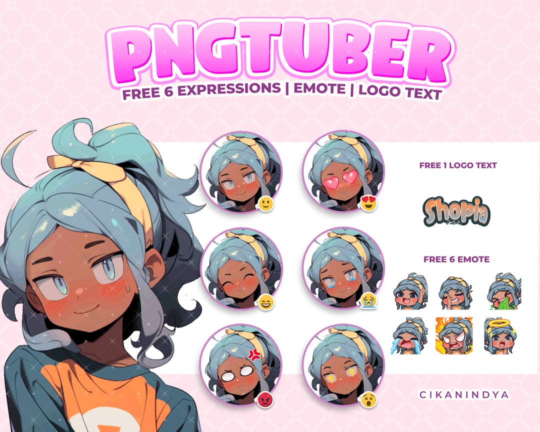 Pngtuber | PNG Tuber Pack Shopia Witht Orens Gray Attire | Get Logo ...