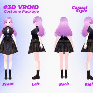 Vroid Clothing Pack, Vroid Outfit, Clothes, Vroid Clothes - Urban ...