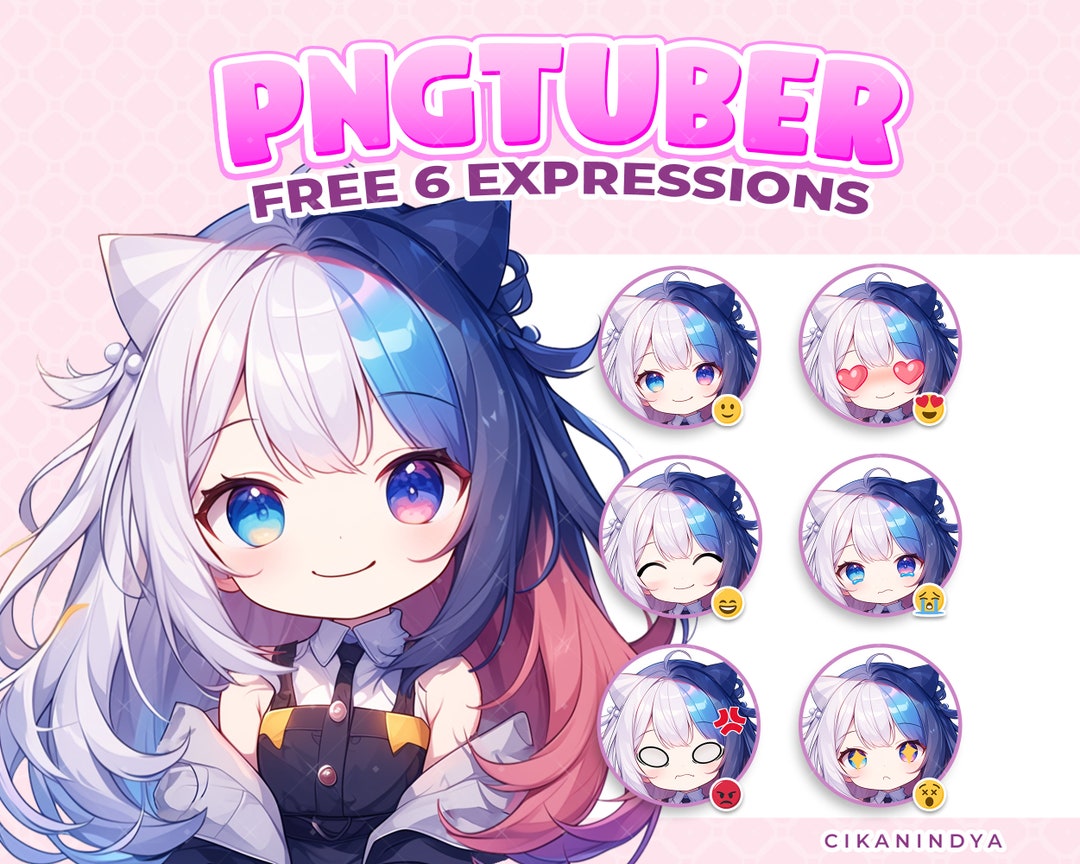 PNG Tuber | Bring Life to Your Streams With PNG Tuber Girl Characters ...