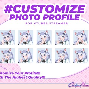 Transform Your Vtuber Stream: Bespoke Profile Picture Design - Etsy