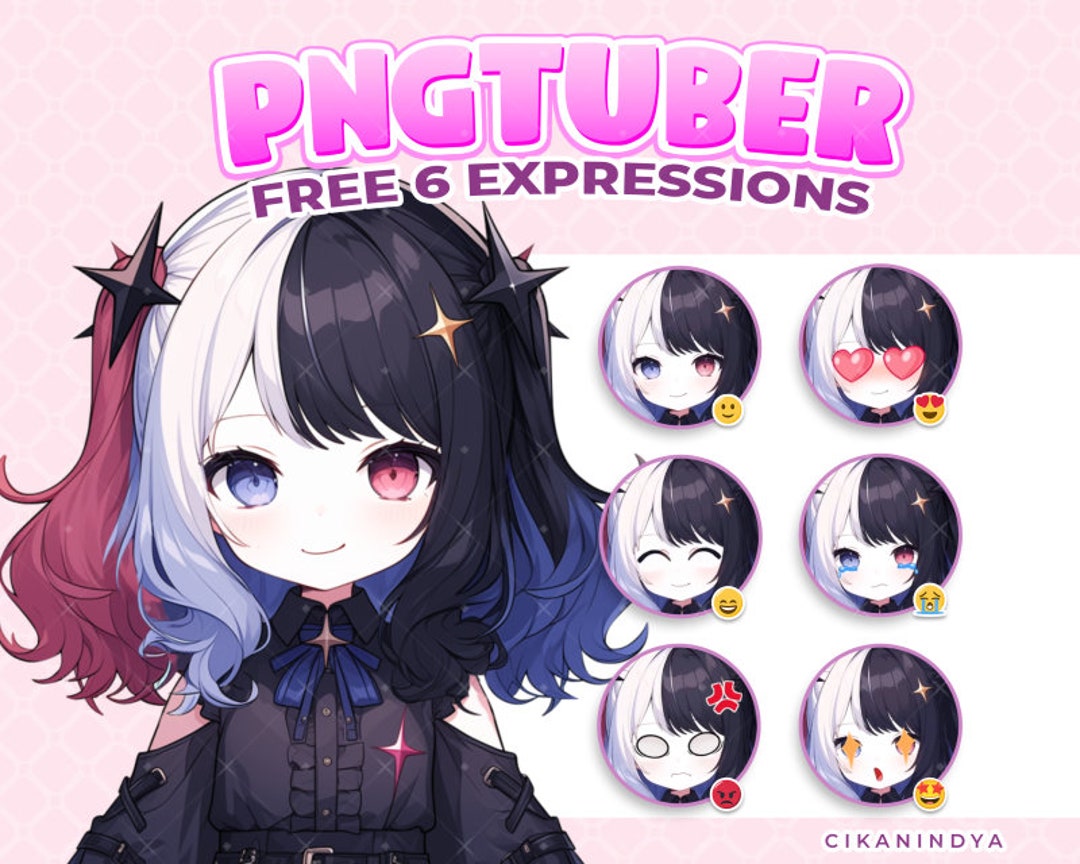 PNG Tuber | Make Your Streams Stand Out With PNG Tuber Girl Characters ...