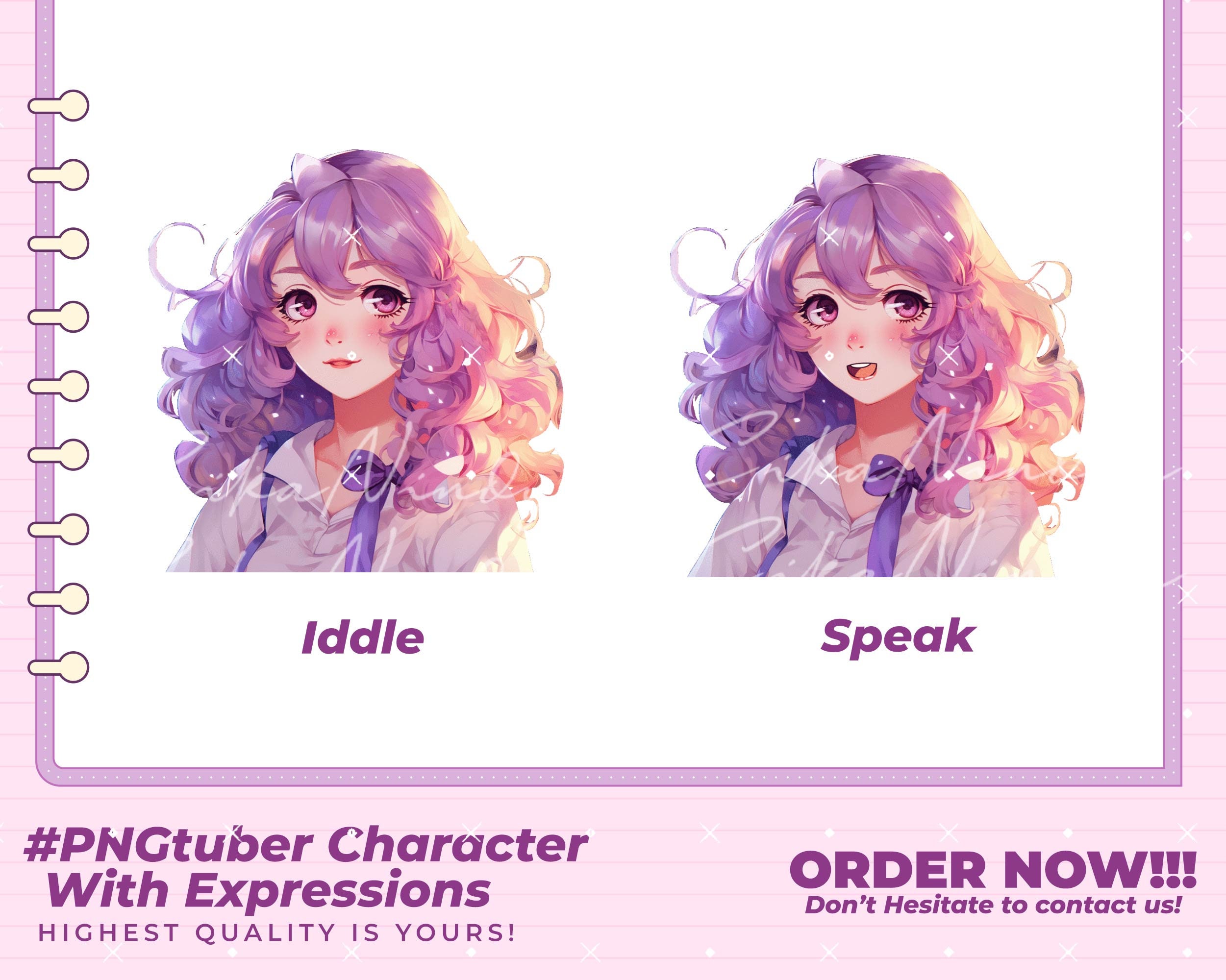 Boost Your Streaming Setup With Professional PNG Tuber Pngtuber Girl ...