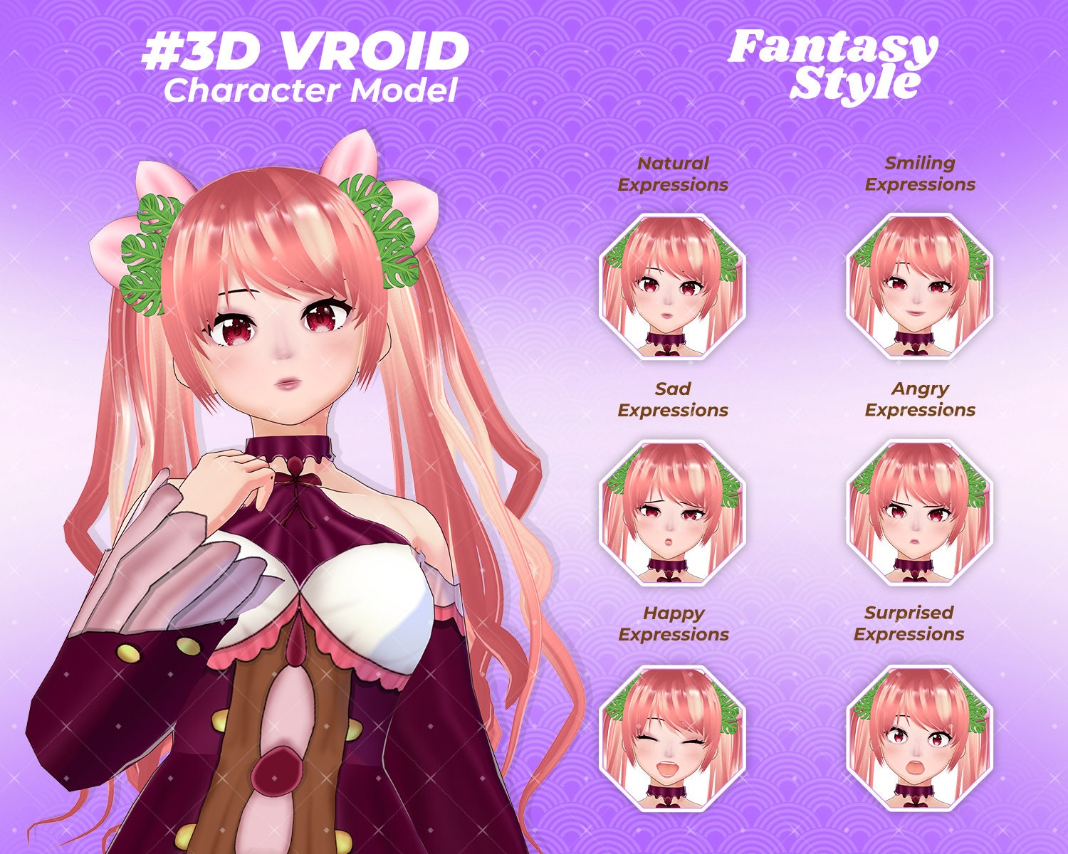 Cyber World Explorer: High Tech Vroid 3D Character Athena - Etsy
