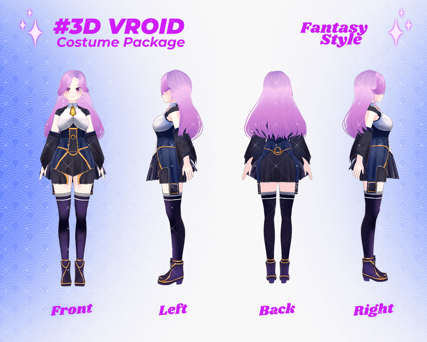 Vroid Clothing Pack, 3d, Clothes, Vroid, Sexy Clothes, Cosplay Costume ...