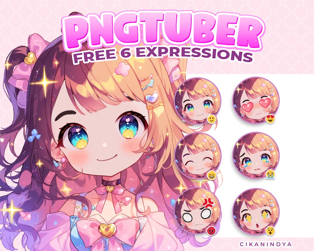 PNG Tuber | Engage Your Audience With PNG Tuber Characters | Get 6 ...