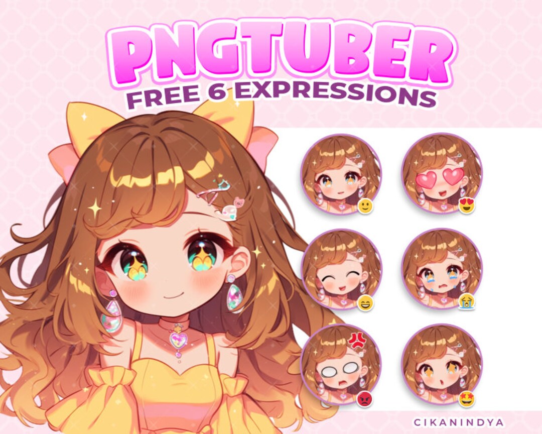PNG Tuber | Streamer Cute and Customizable With Perfect Character ...