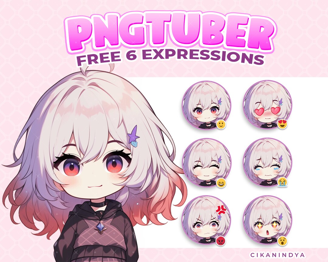 Pngtuber | Pretty and Graceful PNG Tuber Characters for Streaming | You ...