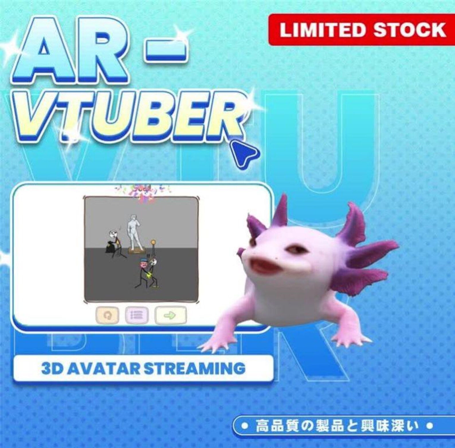 3D AR Vtuber Avatar Ready to Use for Streaming and Content Creation - Etsy